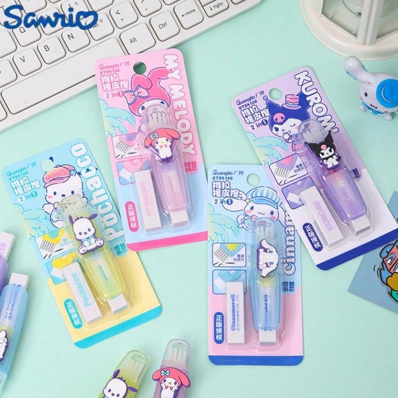 Sanrio Sanrio Push And Pull Rubber High-Value Eraser Replaceable ...