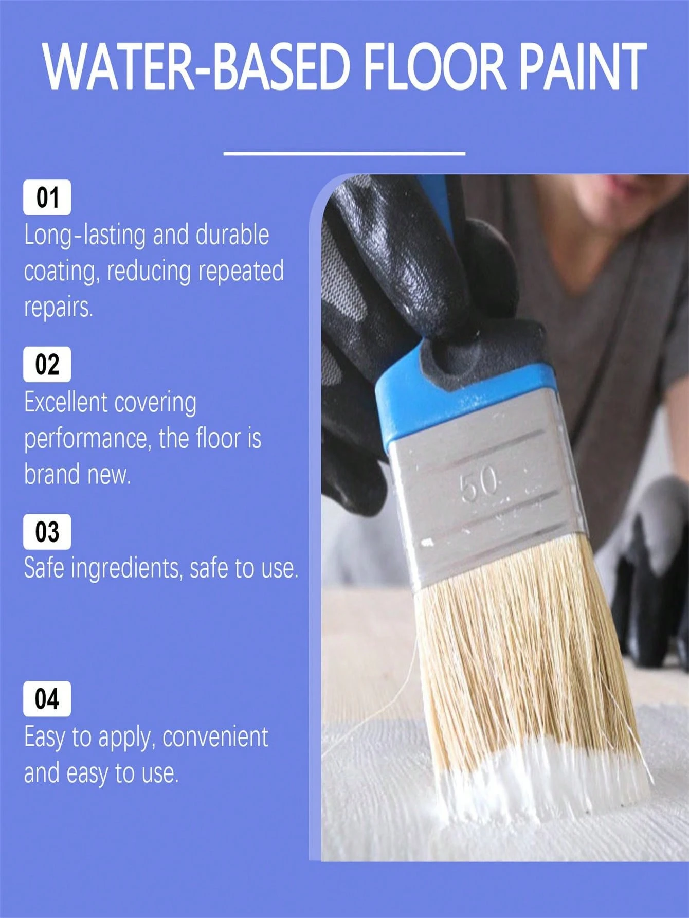 Water-Based Epoxy Floor Paint, , Waterproof, Decorative Floor Coating ...