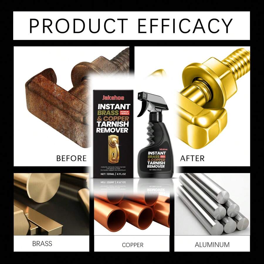 Brass Cleaner, Removes Rust And Water Stains To Restore Brass Shine ...