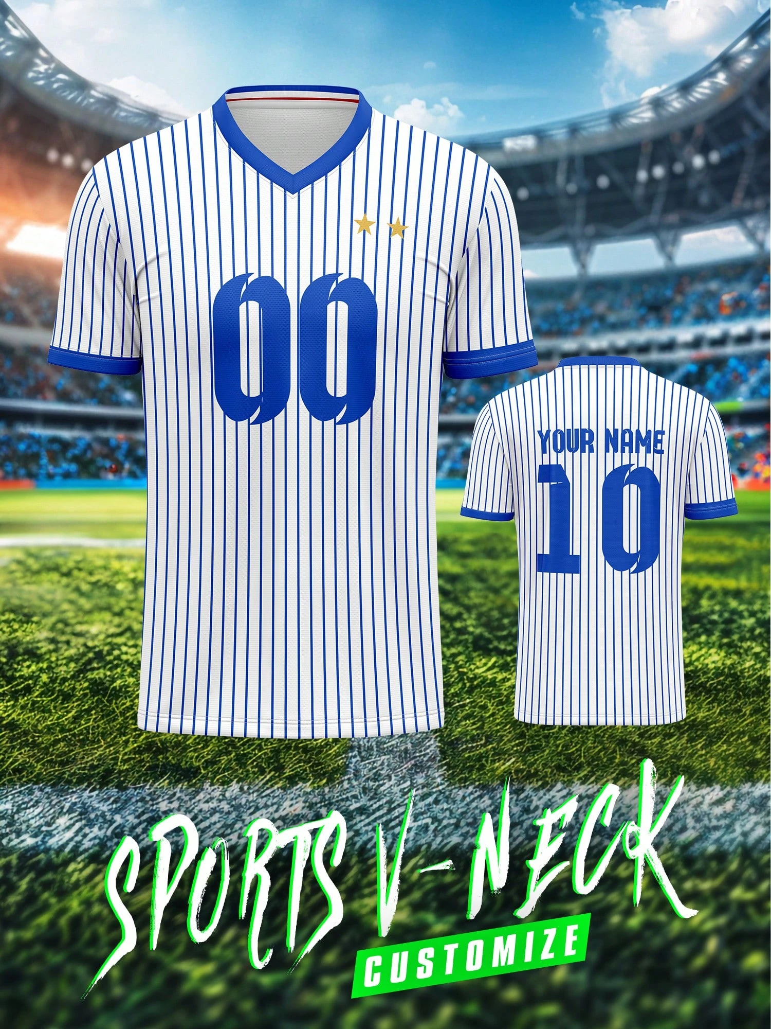 2025 Customized Sports Jersey, 1pc Men Sportswear Team Club Training V ...