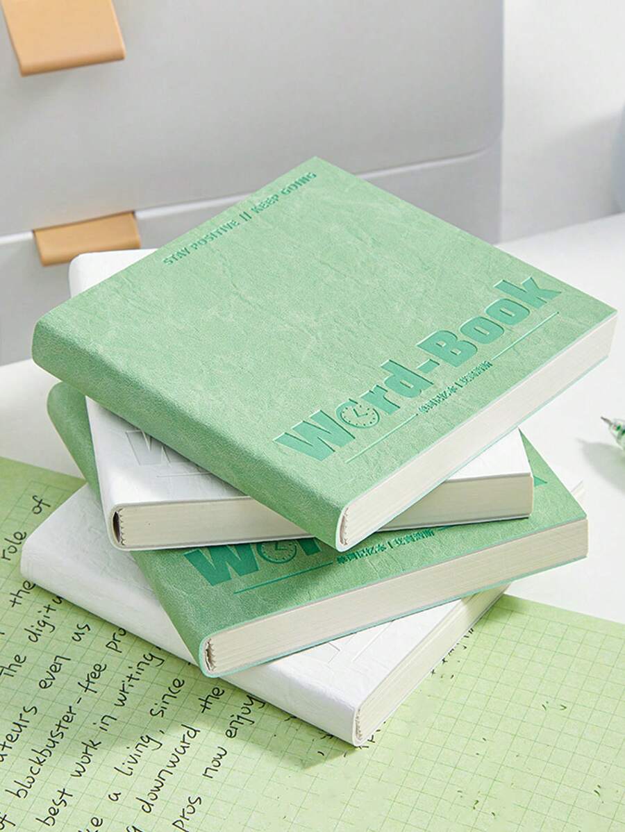 1 A7 Leather Vocabulary Book, A Simple And Stylish Mini Memory Book, A ...