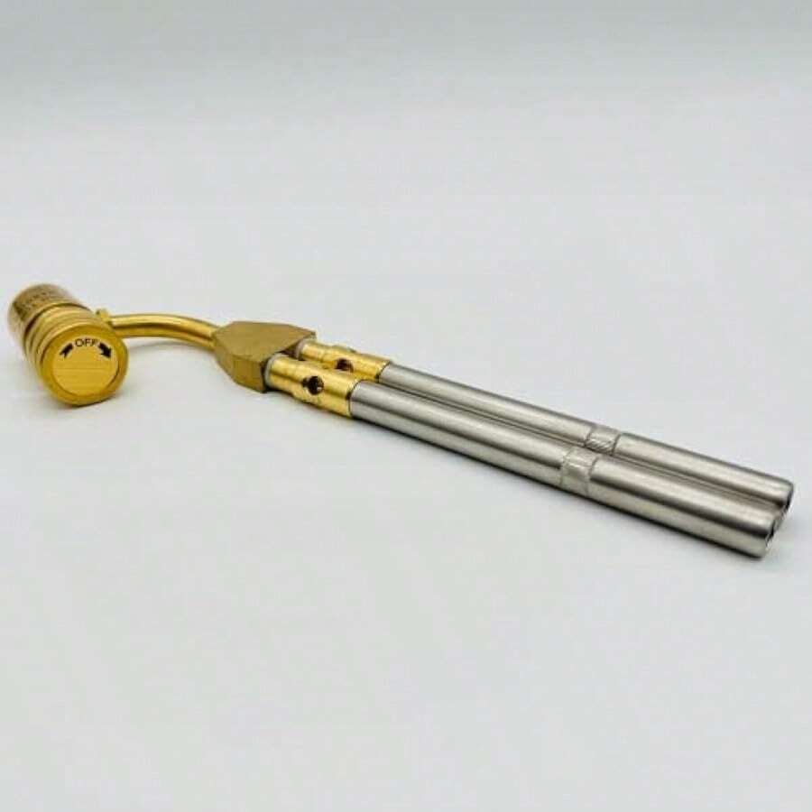 AirTech-UK Twin Burner Turbo Swl PRO MAPP Gas Or Propane Double Barrel ...