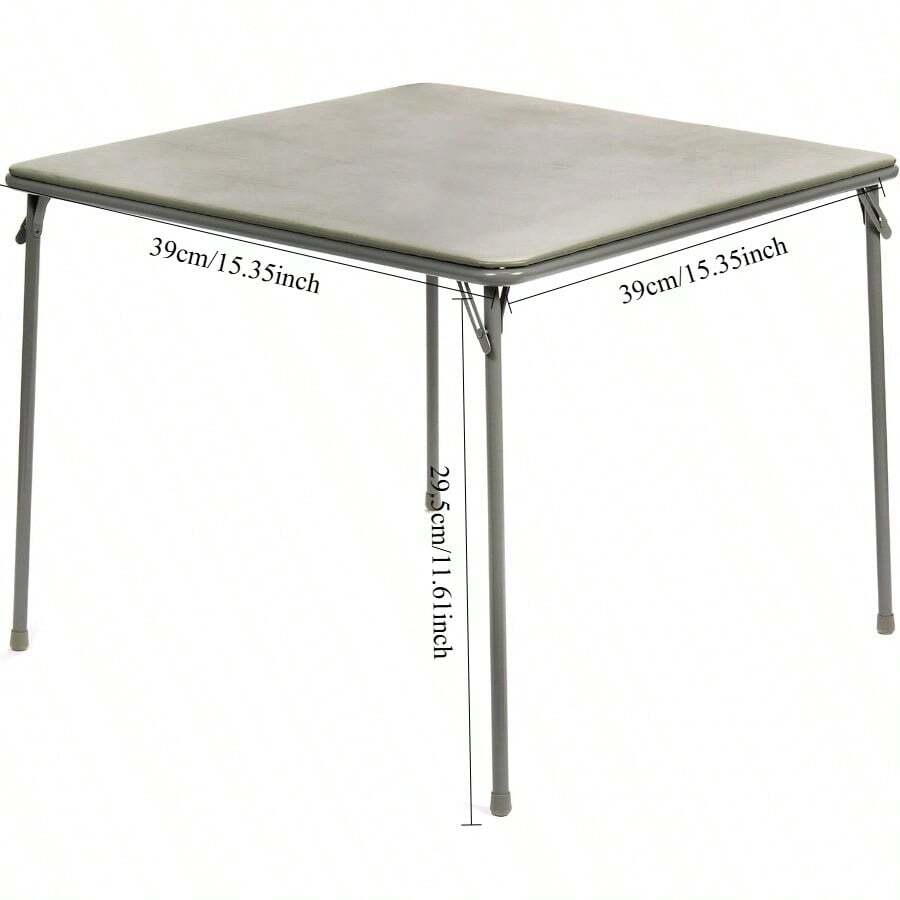 Folding Card Table And Chair Set (5pc) - Comfortable Padded Upholstery ...