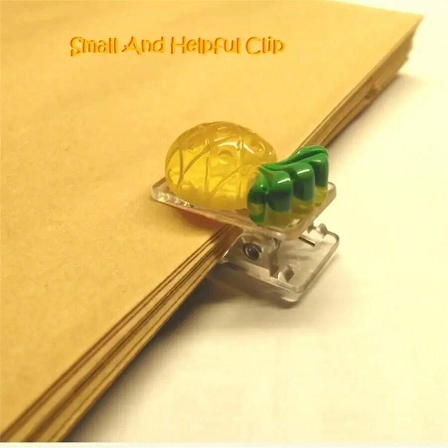 Cute Acrylic Pineapple Shaped Clips, Transparent Lightweight Plastic ...