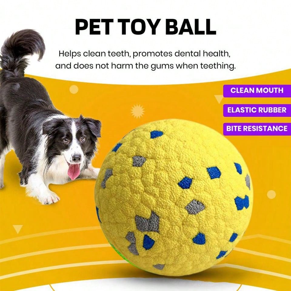 Dog Toys Balls Bite-Proof Indestructible Fetch Interactive Dog Tennis ...