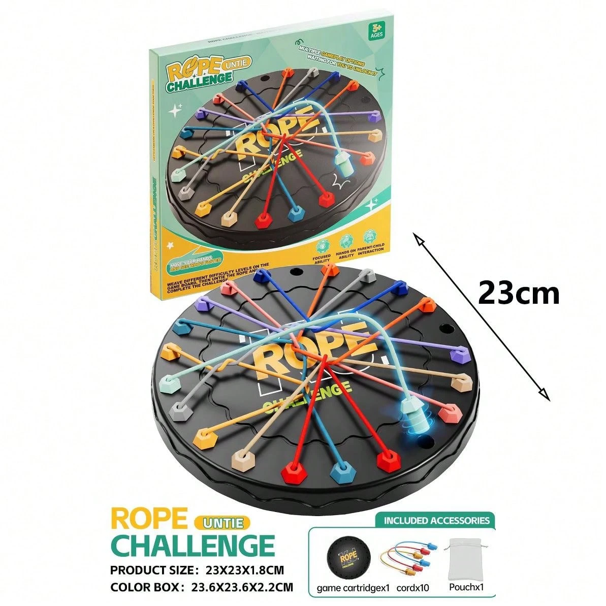 Party Game For Parent-Child Interaction, Children Toy Untie The Rope ...