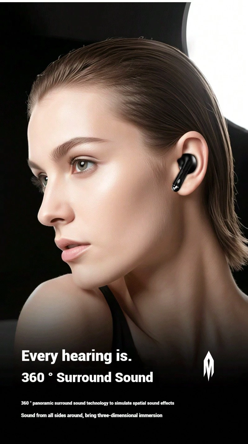 AirMars Airmars ABW06 Black True Wireless Bluetooth Earbuds Comfortable ...