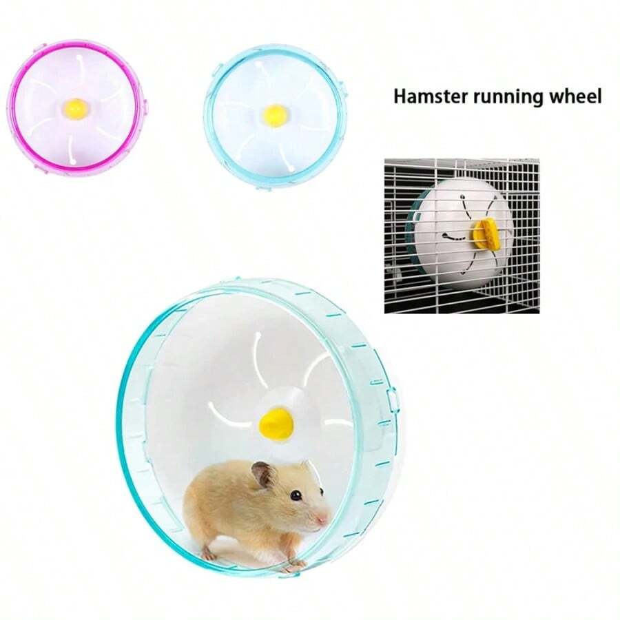 Hamster Running Disc Toy Silent Exercise Runner Roller Rotatory Jogging ...