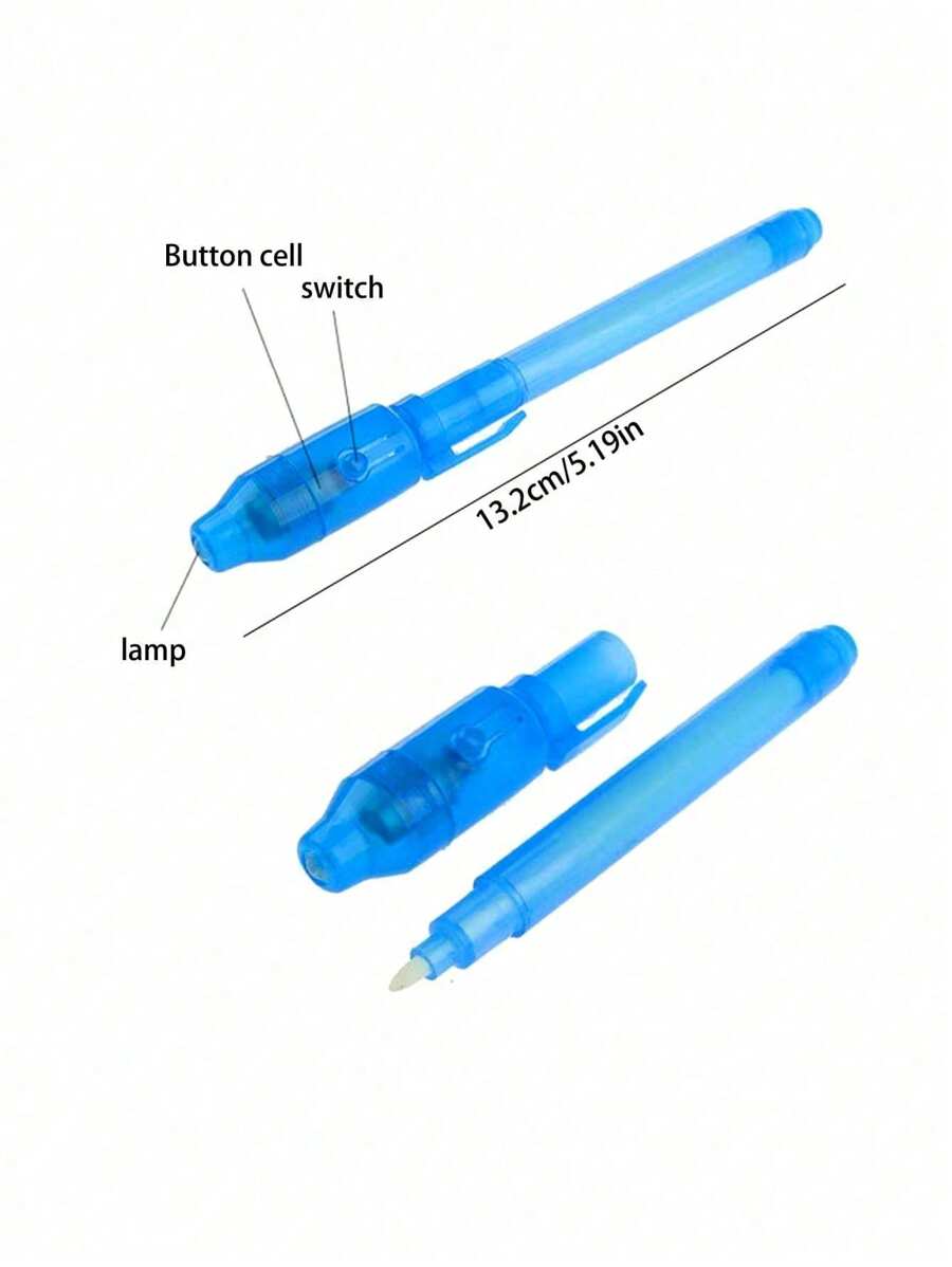 Invisible Fluorescent Pen, Student Marker Pen With Glow In The Dark ...