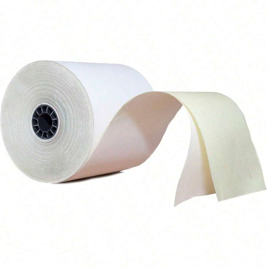2 Ply Carbonless Rolls 3 X 100 Feet Carbonless White/Canary (50 Rolls ...