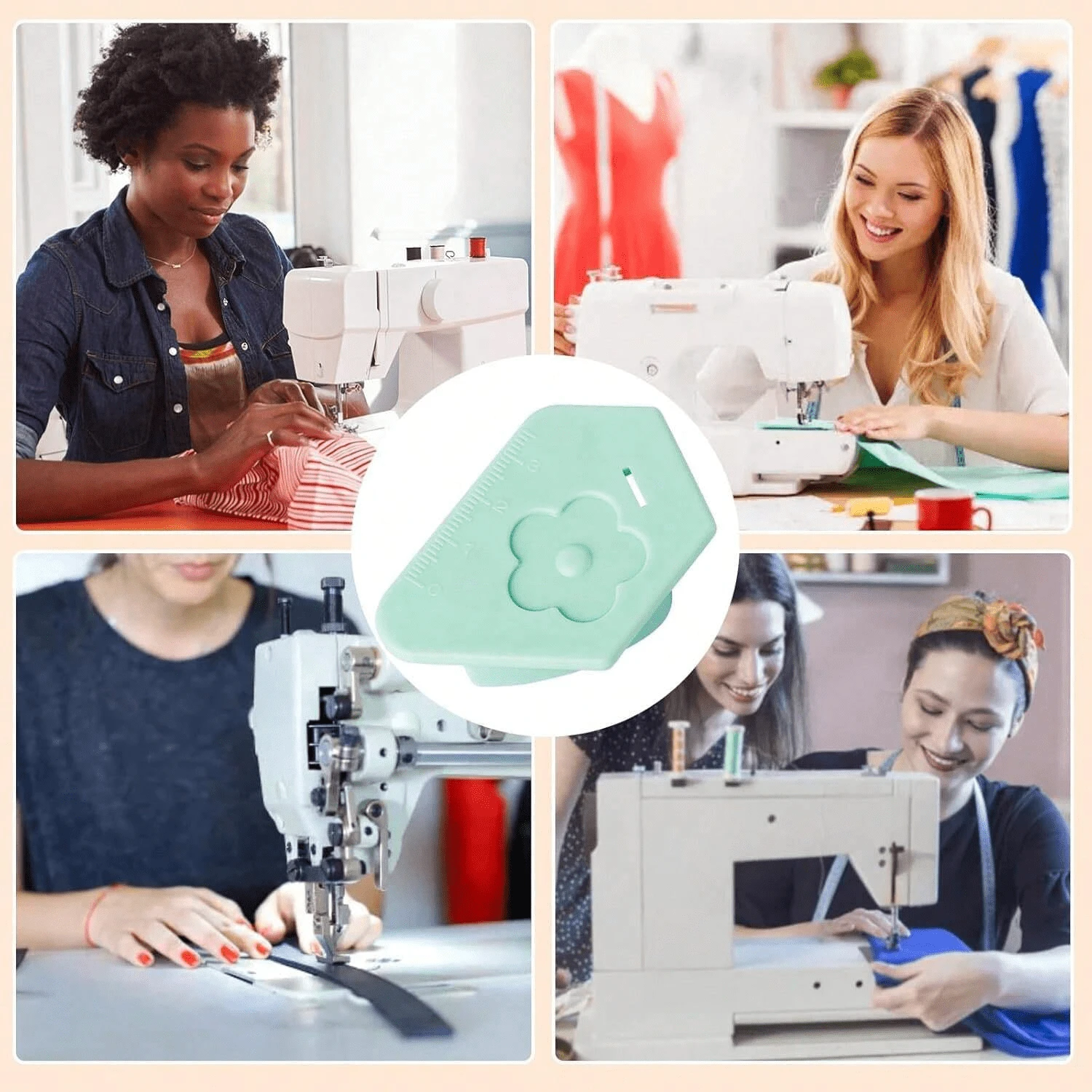 Magnetic Seam Guide For Sewing Machine, Polygonal Seam Guide Hemmer ...