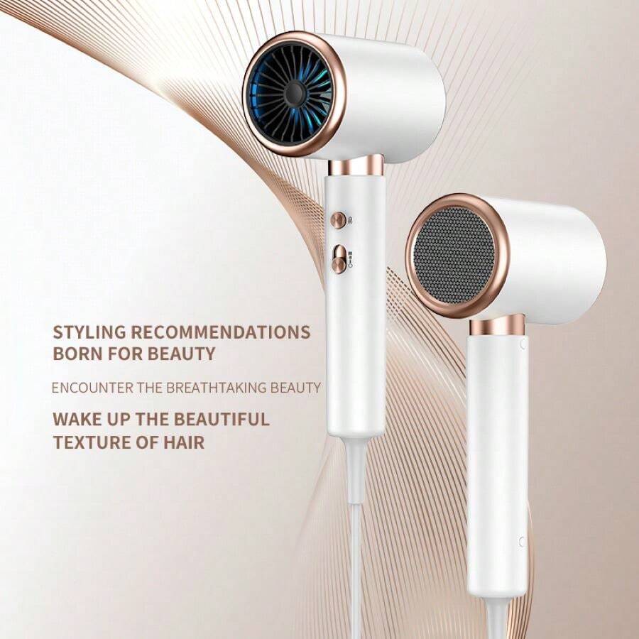 1pc 5-Speed Adjustable Dual-Switch Hair Dryer, Available In Purple ...