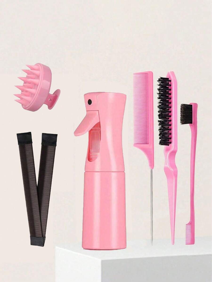 6pcs/Set Hair Care Air Cushion Comb Spray Bottle (6.8 Ounces/200 Ml ...