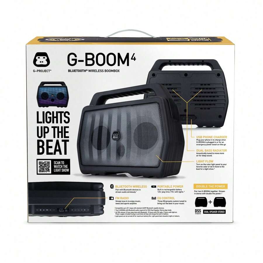 G-BOOM 4 Wireless Bluetooth Party Speaker | SHEIN USA
