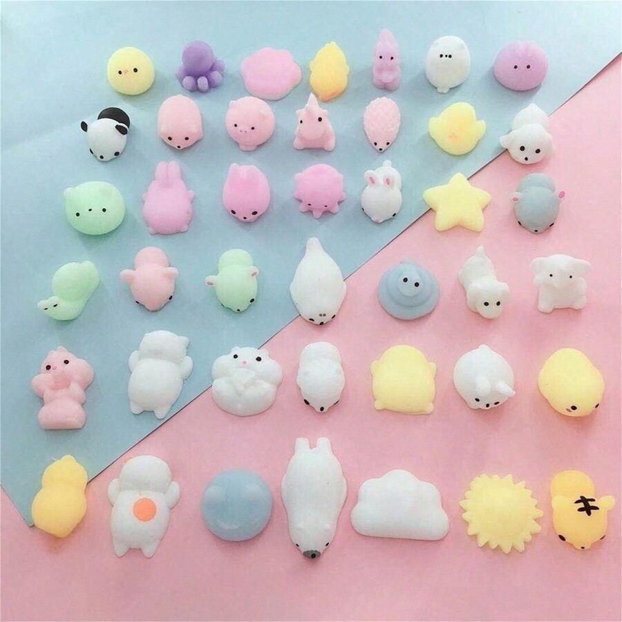 Random Style Cat Paw Squishy Toys Squeezy Stress Relief Cartoon Cute Squishy Toys Mini Squeeze