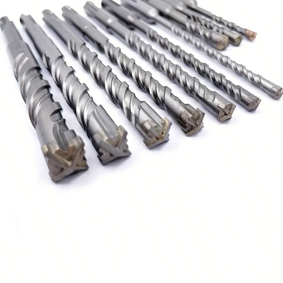 10pcs High-Performance Carbide-Tipped SDS-Plus Rotary Hammer Drill Bit ...