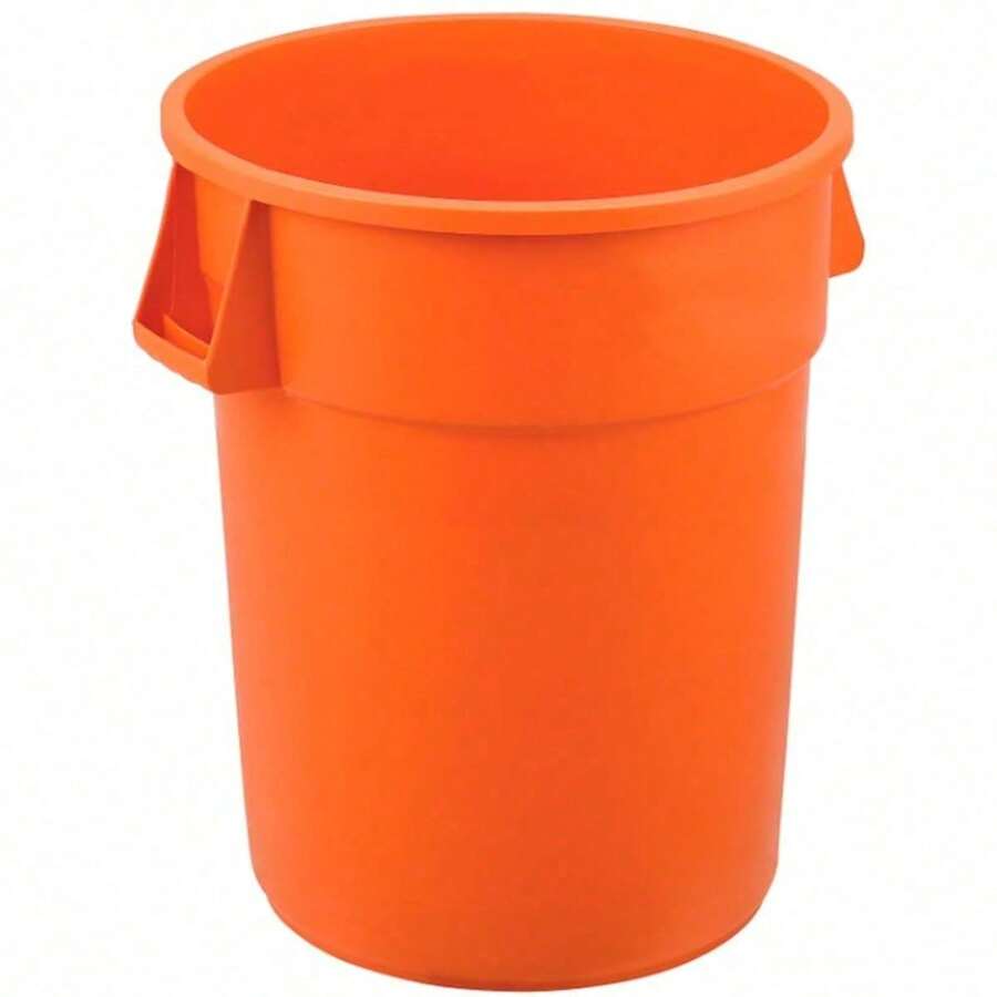 Round Commercial Trash Can. Waste Container For Home, Sidewalks ...