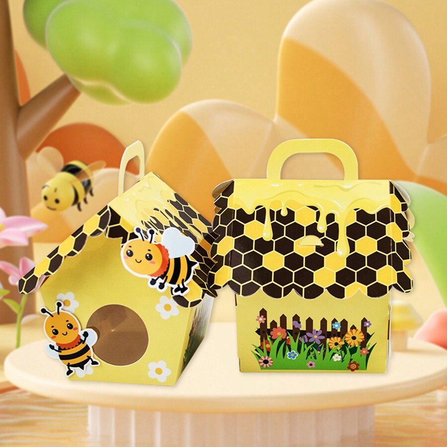20PCS Paper Beehive Gift Boxes Bee Candy Boxes Party Favor Boxes ...