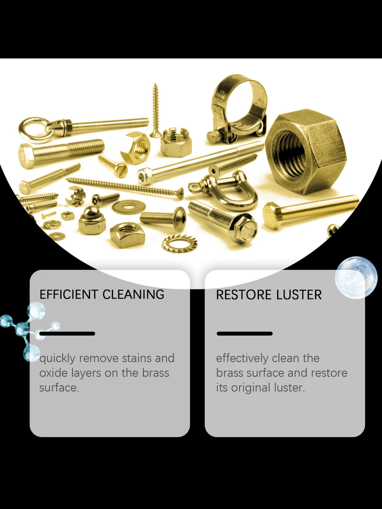 Brass Cleaning Agent To Remove Rust Water Stains To Protect Brass ...