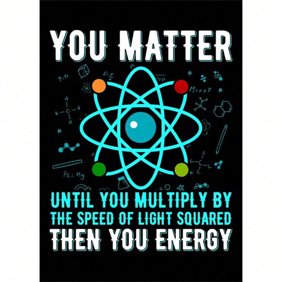 1pc Self Adhesive Modern Physics Physicist Nerd Art Posters ...