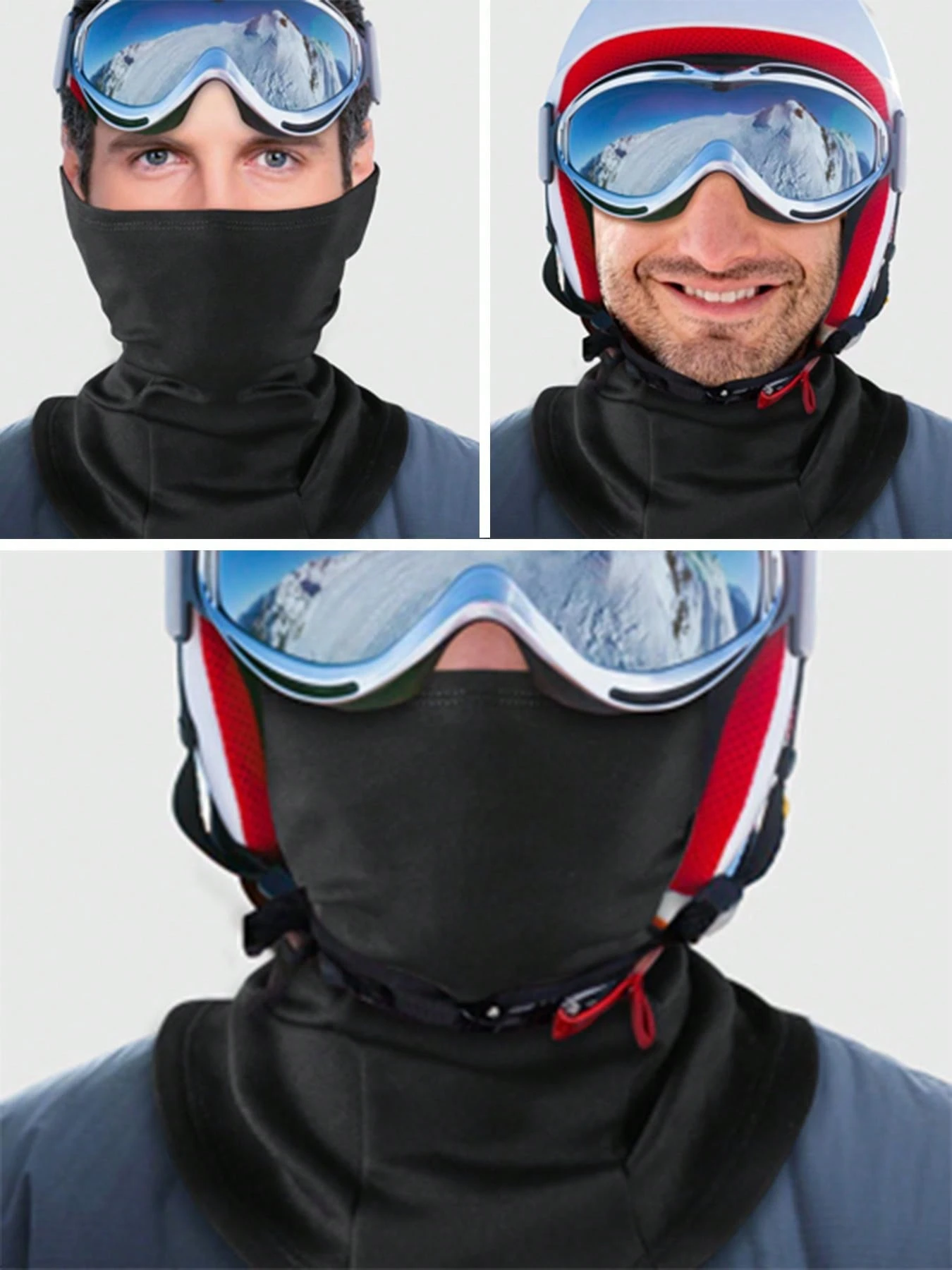 Balaclava Ski Mask Warm Face Mask For Cold Weather Winter Skiing ...