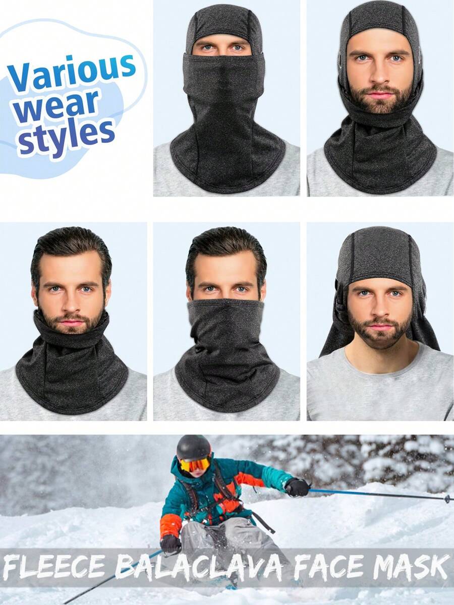 Balaclava Ski Mask Warm Face Mask For Cold Weather Winter Skiing ...