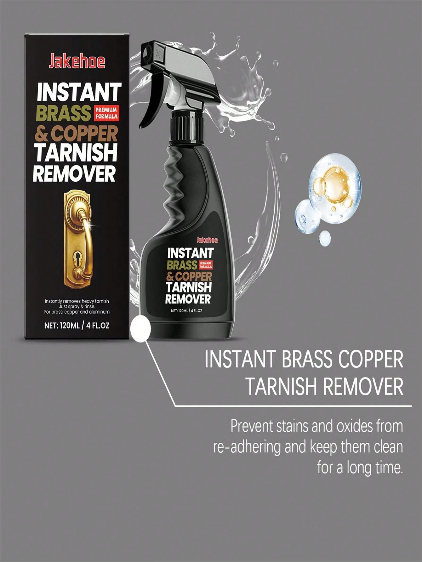 Brass Cleaner - Removes Rust, Tarnish, And Water Stains To Restore ...