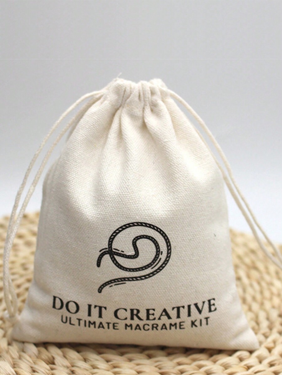 1/5/10pcs Personalized Drawstring Bags, Canvas Linen Bags, Reusable ...