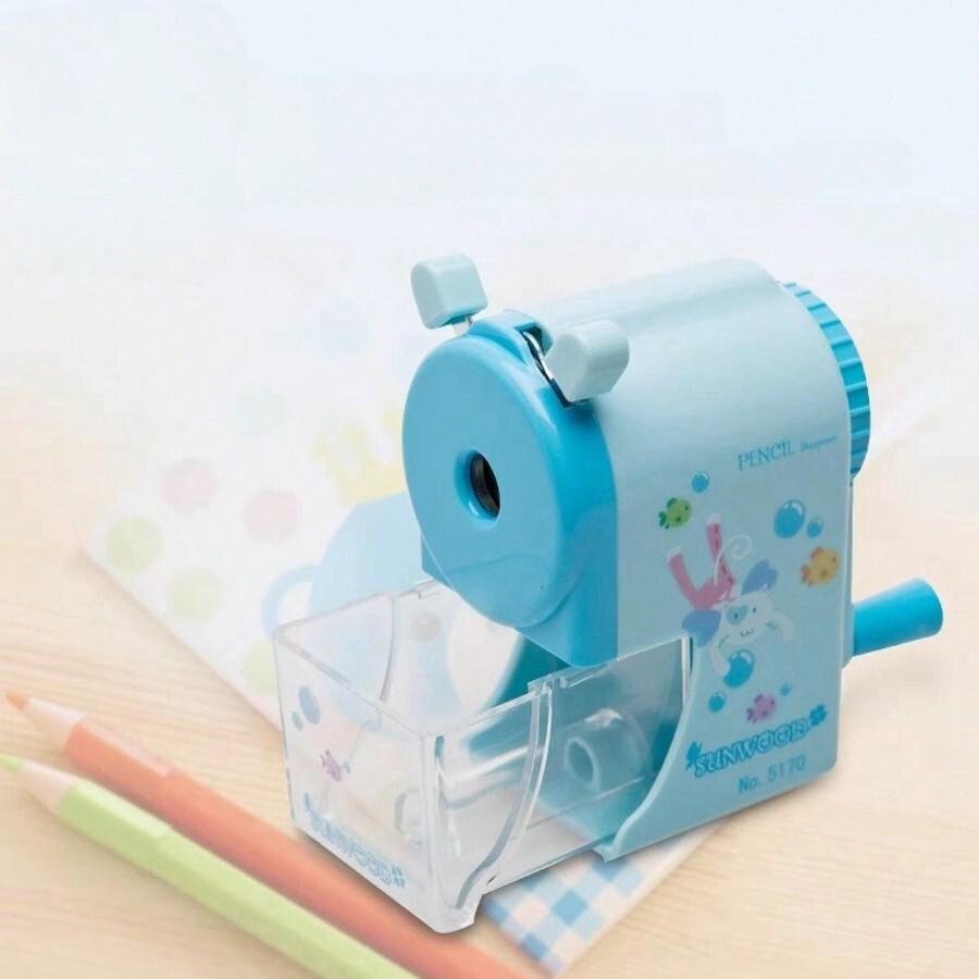 Hand Crank Pencil Sharpener Multi-Function Portable Pencil Sharpener ...
