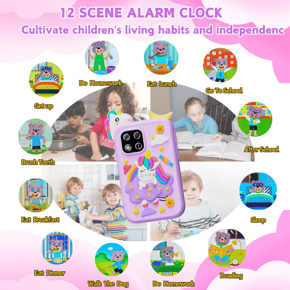 Kids Smart Phone Toys, Dinosaurs Toys Phone For Boys Ages 3-10 ...