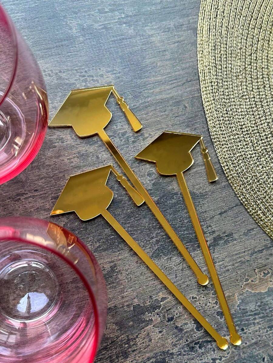 10pcs/Pack Graduation Graduation PARTY Drink Stirrers Class 2025 ...