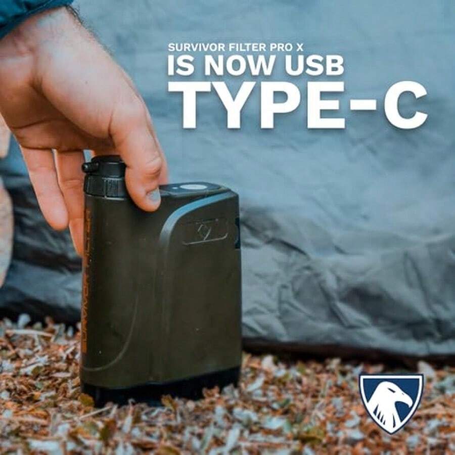 Survivor Filter PRO X - Electric Portable Water Filter Camping ...