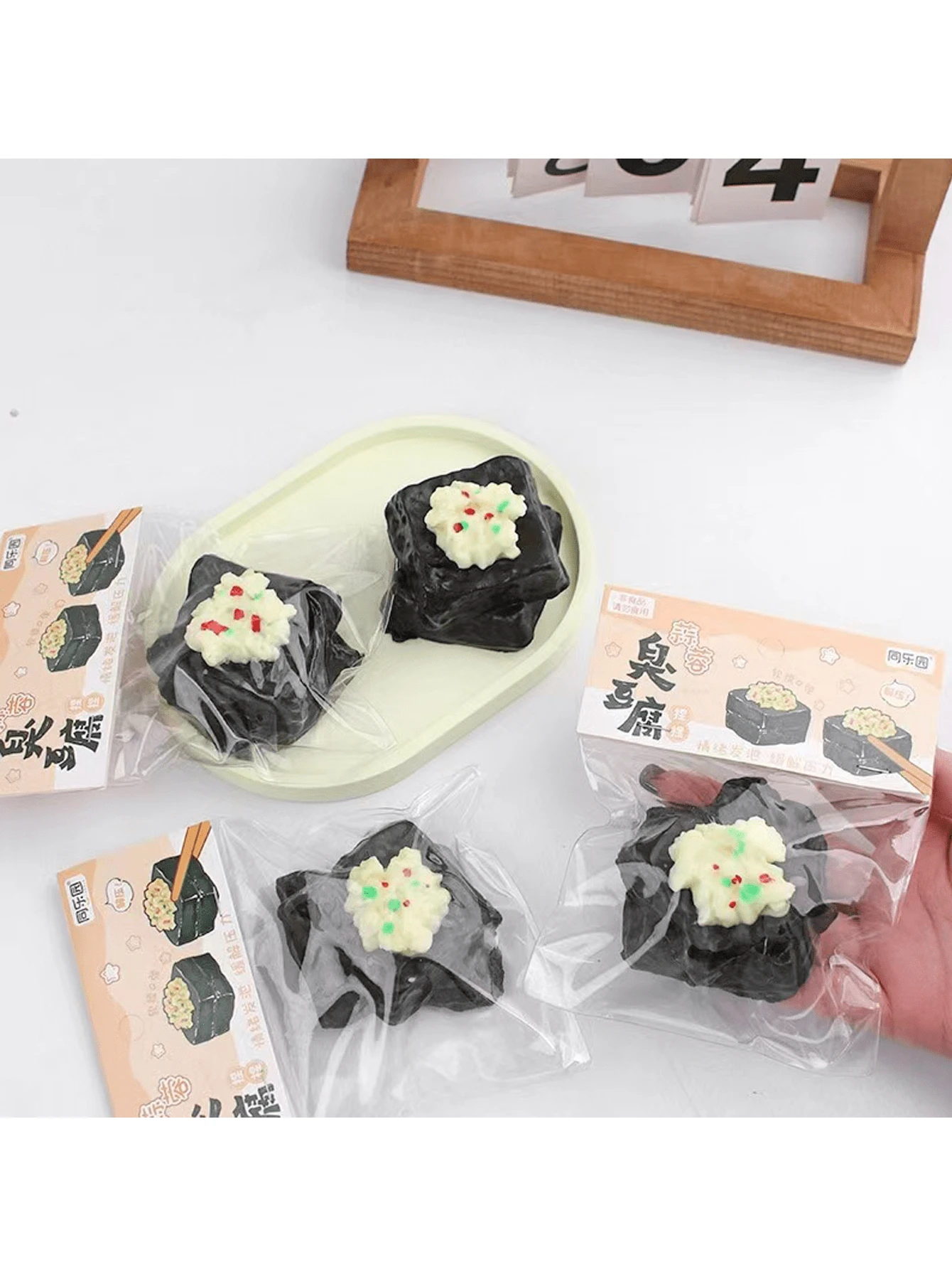 Garlic Stinky Tofu Squeeze Toy, Stress Relief Toy With Soft & Slow ...