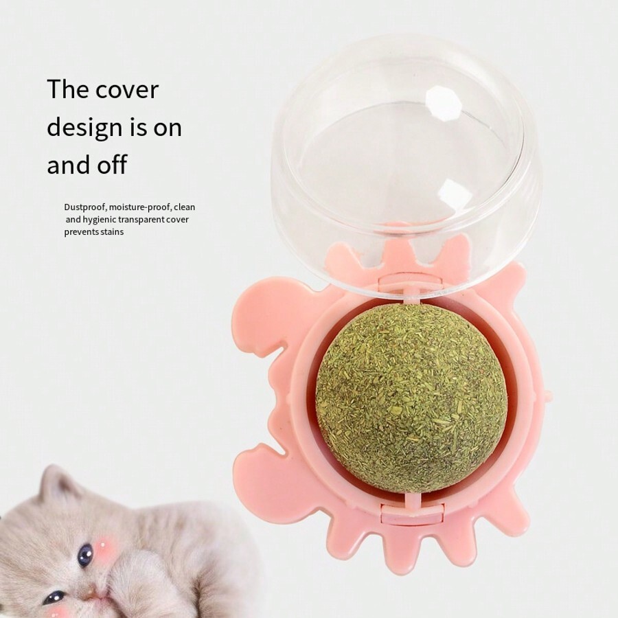 Catnip Ball Cat Toy Sticking To The Wall Self Hilarious Cat Molars
