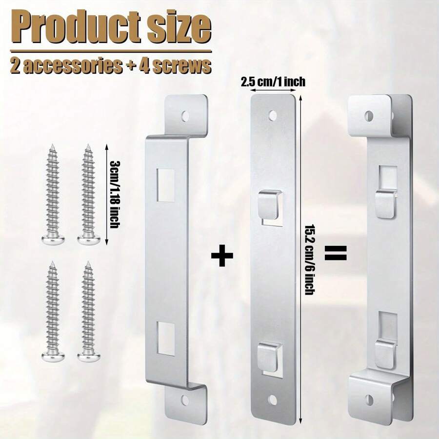 1 Set Bird House Brackets, Steel Bird House Mounting Bracket With ...