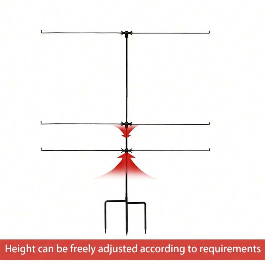 Adjustable Shooting Target Stands, Paper Target Stand With 8 Metal ...