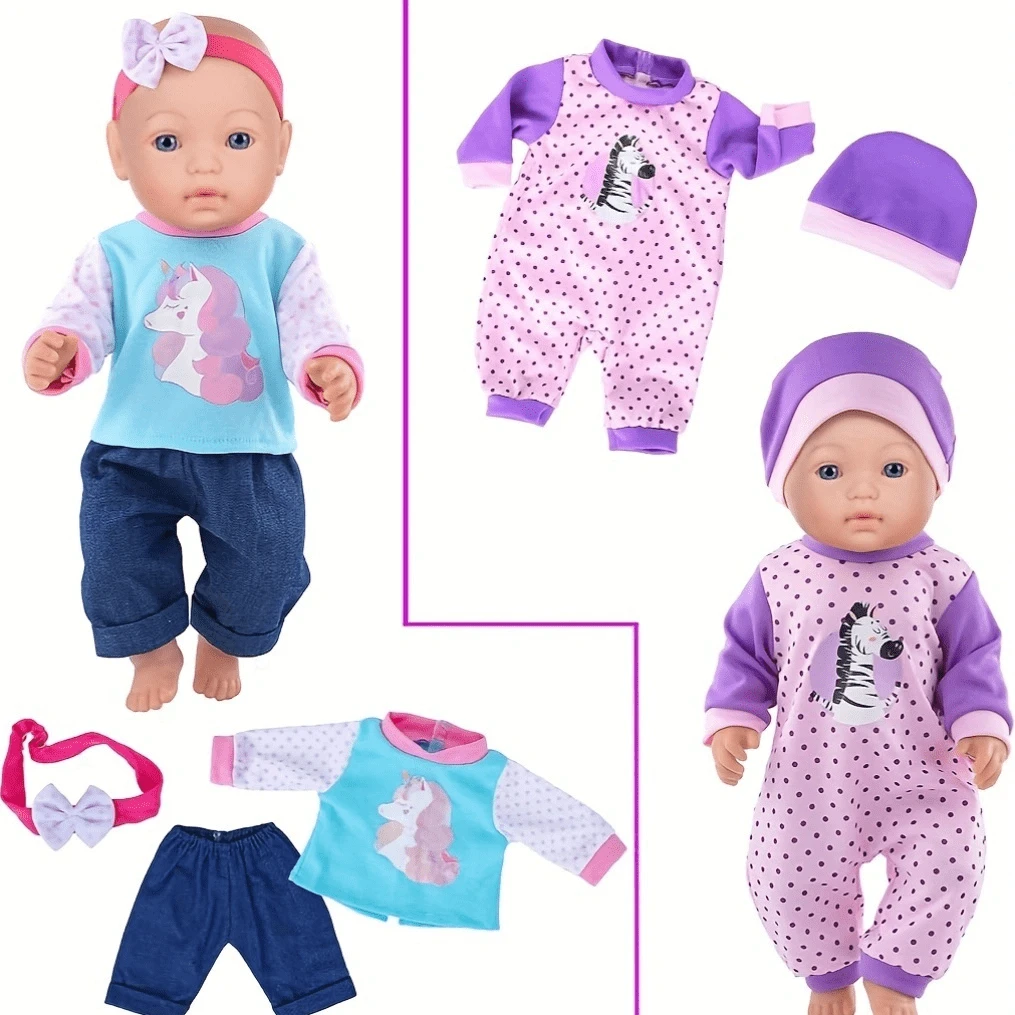 10 Sets Baby Doll Outfits Accessories For 10-13 Inch Baby Doll New ...