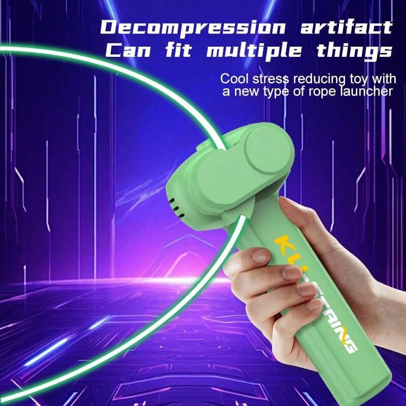 Electric Fun Propeller Rope Thruster Rope Launcher Toy Without Battery ...