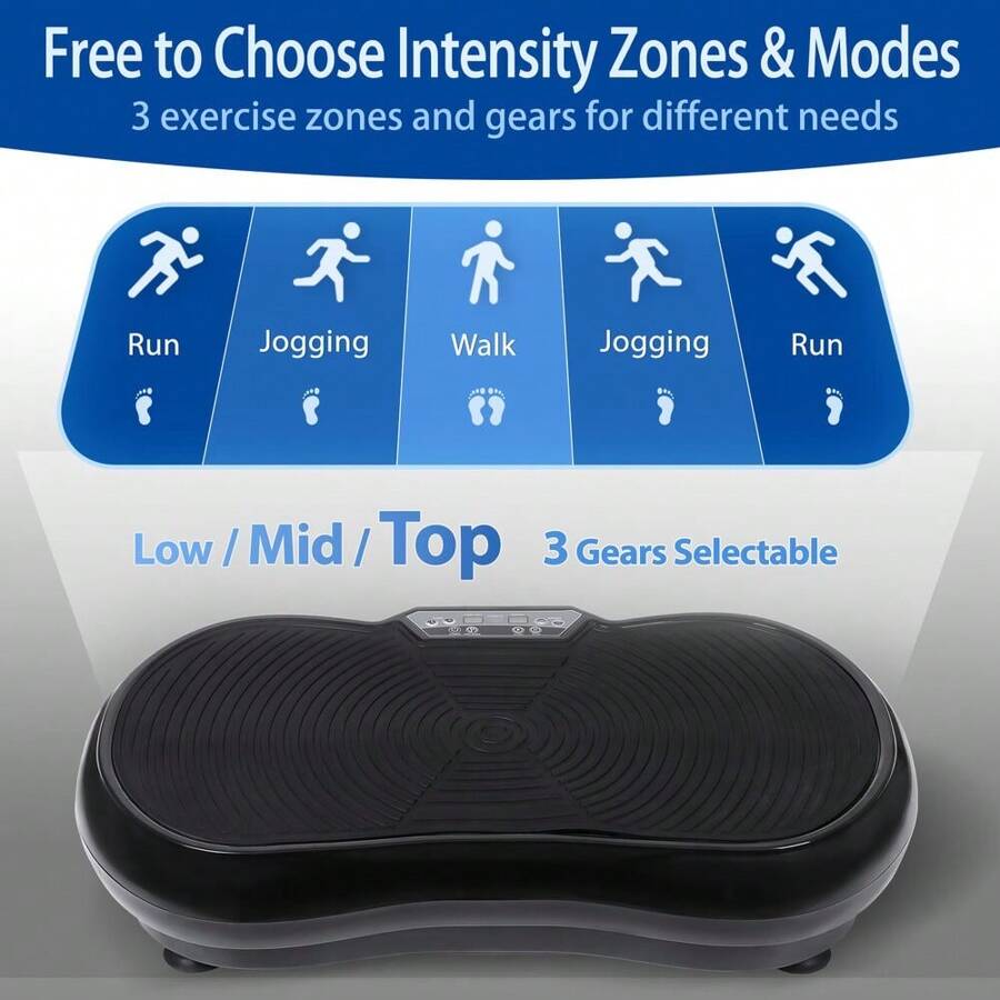 Vibration Plate Exercise Machine Full Body Vibration Platform Machine ...