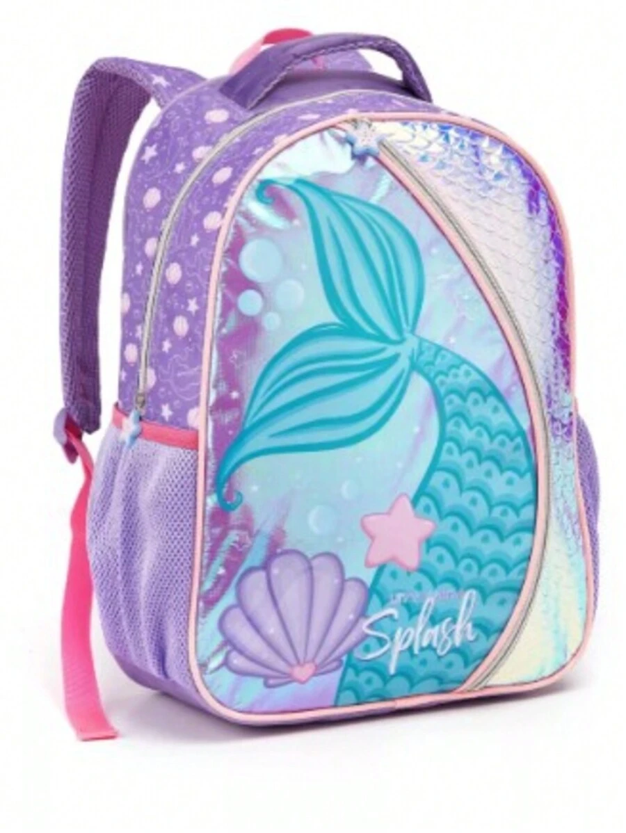 Super Cute Mermaid Resistant Children's School Backpack | SHEIN USA