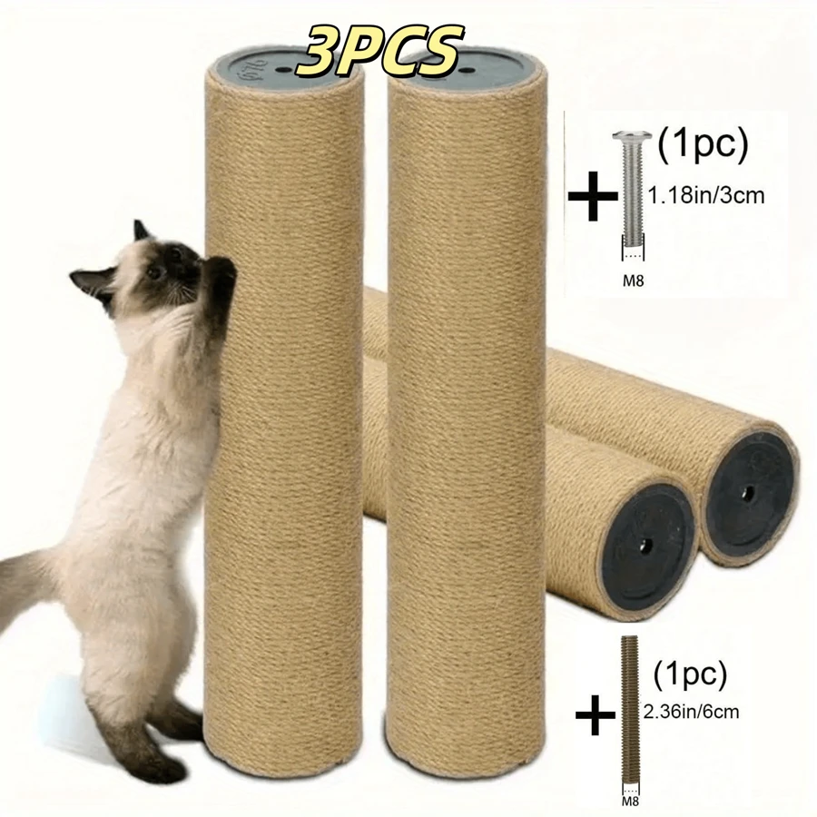 3 Cat Scratch Post Cat Tree Replacement And Cylindrical Cat Tree ...