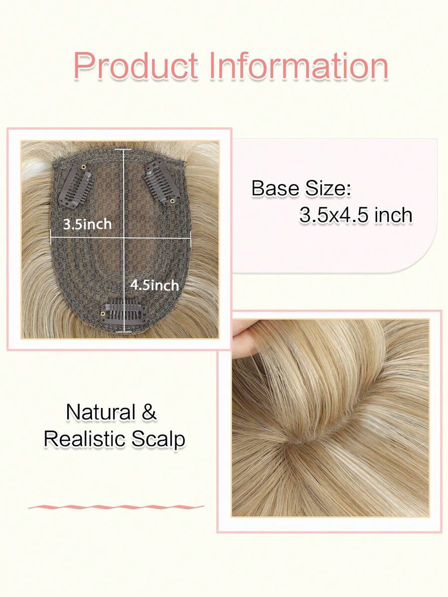 Postizos de cabello ondulado para cabello ralo de 12 pulgadas para ...