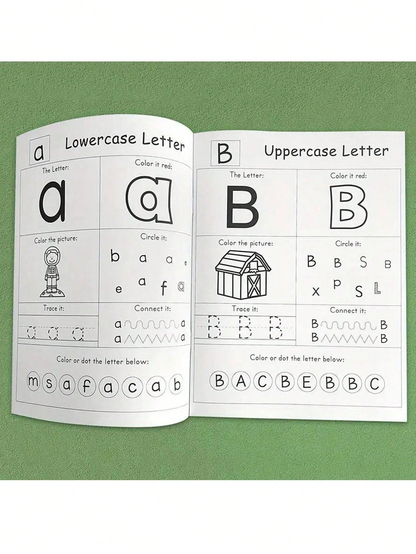 53 Pages A-Z Alphabet & Phonics Practice Sheets, Suitable For Preschool ...