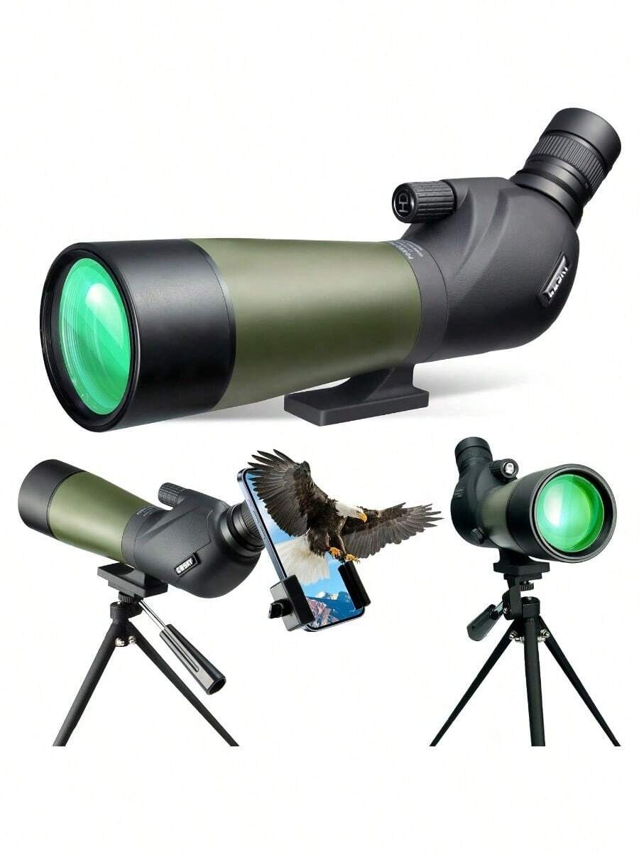 Gosky 20-60x60 HD Spotting Scope With Tripod Carrying Bag And Scope ...