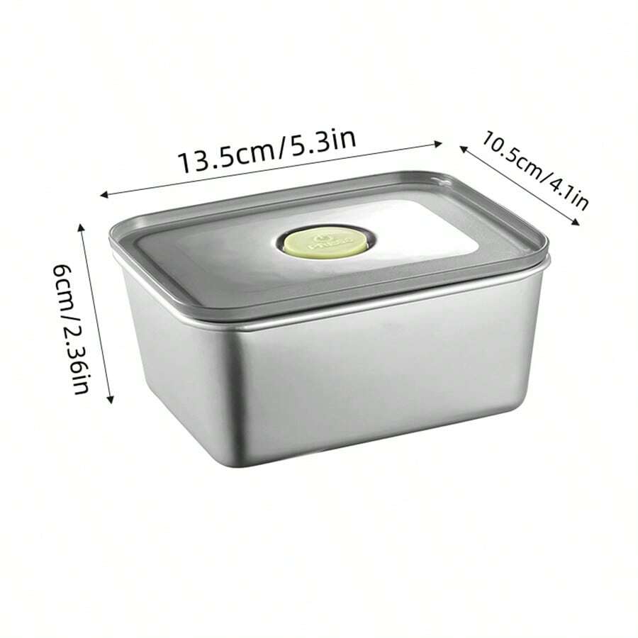 1-2pcs 304 Stainless Steel Airtight Food Storage Containers, Thicker ...