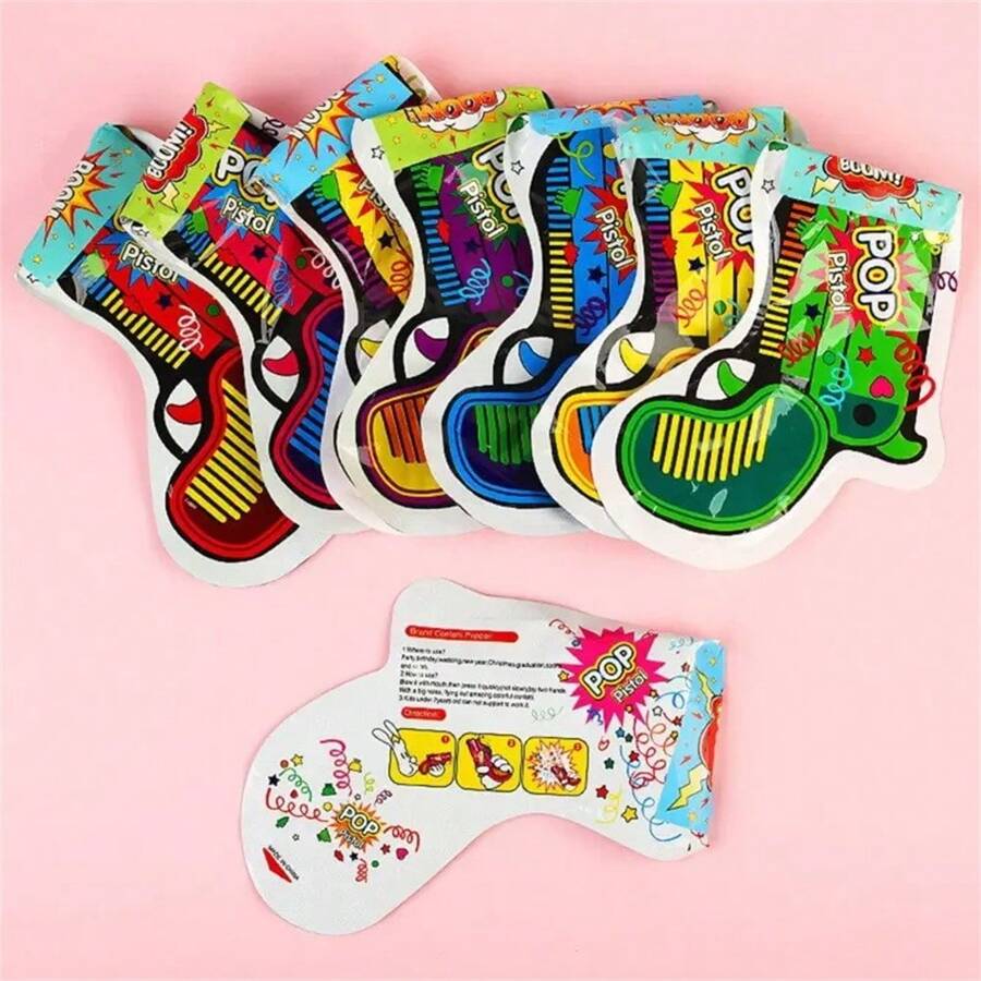 5/10/20pcs Colorful Confetti Poppers - Handheld Party Popper For ...