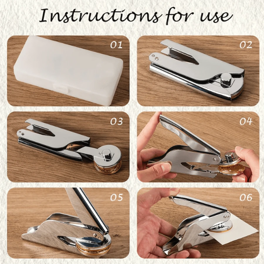 CYFUN DESIGN 1ชิ้น ตรายางพกพา รูปอักษรแบบบาโรก, แท่นตราปั๊มเหล็ก สำหรับ ...