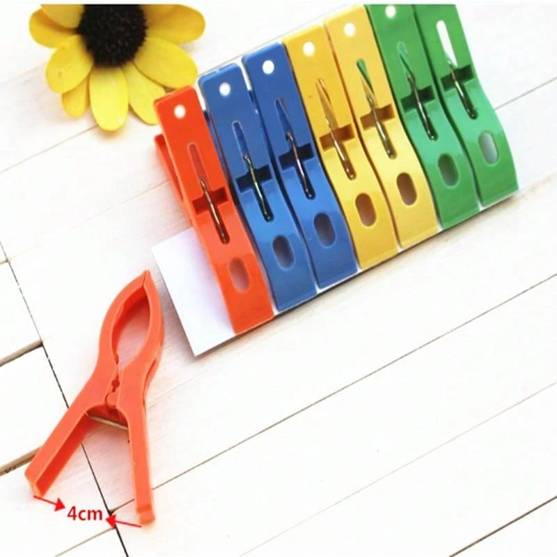 10PCS Plastic Clothes Pins, Rust Resistant Clothes Pins For Hanging ...