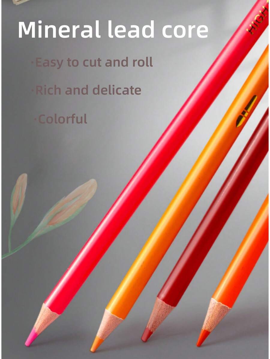 48pcs Professional Colored Pencils For Painting, Oil-Based Hand-Drawn ...