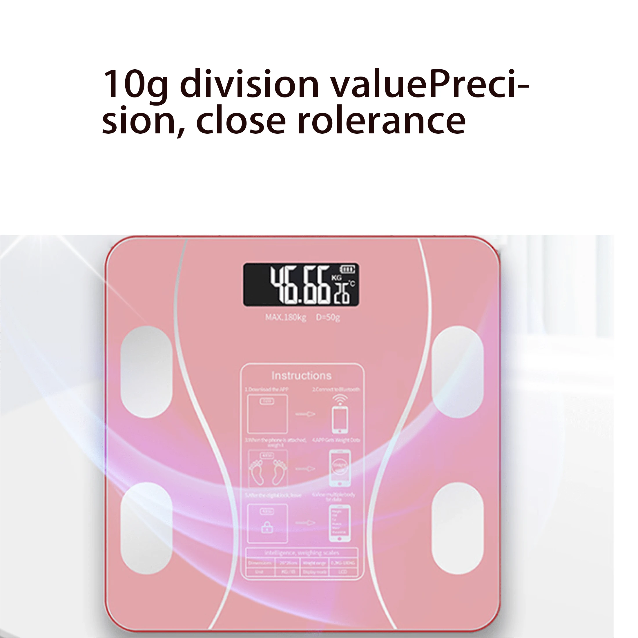La nuova bilancia elettronica per il grasso corporeo con app Bluetooth è intelligente e accurata ...